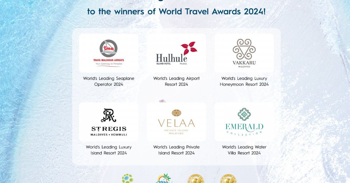Visit Maldives - News > Maldives Wins prestigious 9 Categories at the ...